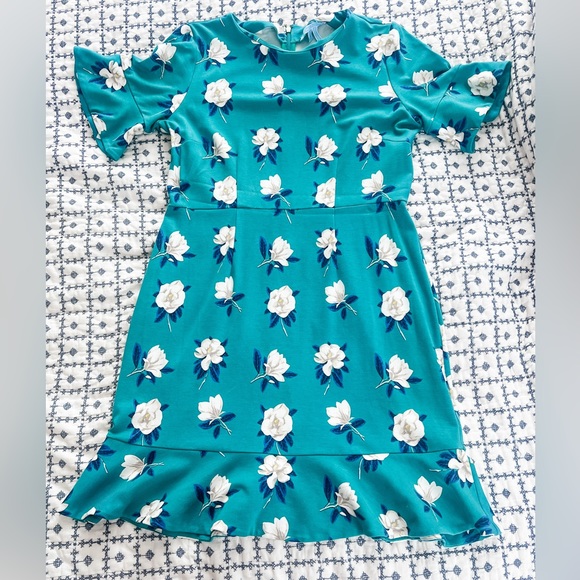Draper James | Dresses | Euc Draper James Magnolia Dress In Greenteal ...